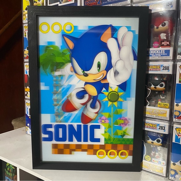 SEGA | Wall Decor | Pop Creations Sega Modern Sonic The Hedgehog Wall ...